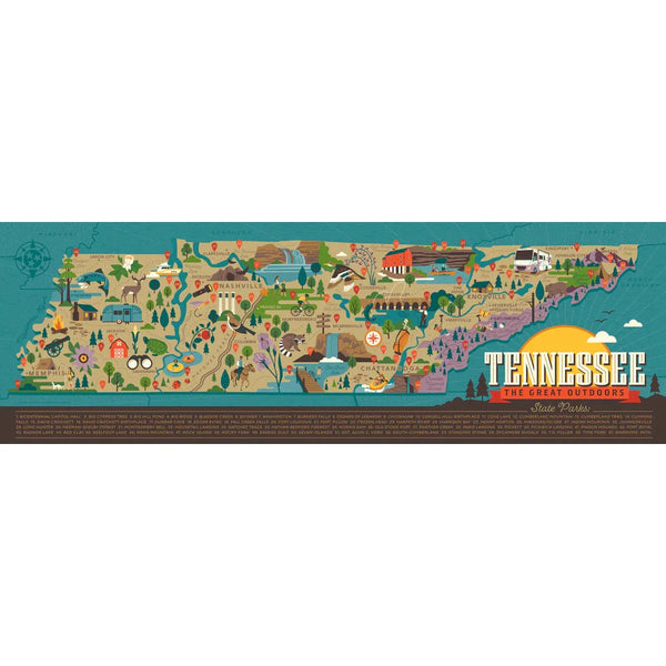 Tennessee State Parks Puzzle | PANO Box - Moss & Embers Home Decorum