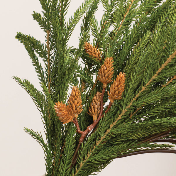 Soft Touch Austrian Pine Hanging Bush | 28" - Moss & Embers Home Decorum