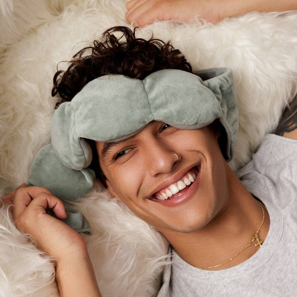 nodpod - Sage Weighted Sleep Mask - Eye Mask - Moss & Embers Home Decorum