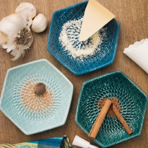 Grate Plate Handmade Ceramic Grater - Moss & Embers Home Decorum