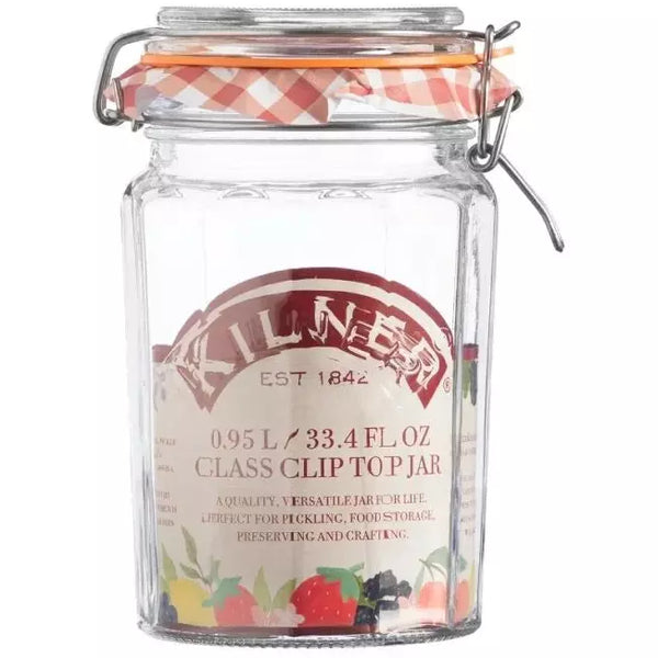 Kilner® Facetted Cup Top Jar - Moss & Embers Home Decorum