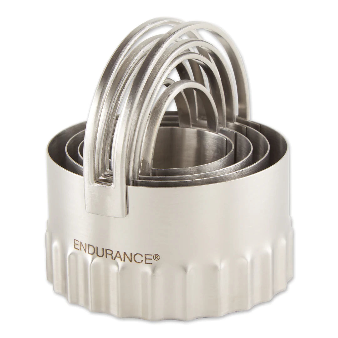 ENDURANCE® Round Rippled Biscuit Cutters – Moss & Embers