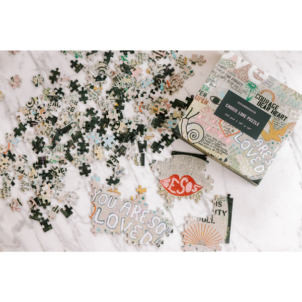 Choose Love Puzzle - Moss & Embers Home Decorum